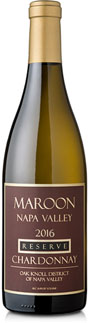 2016 Maroon Reserve Chardonnay, Napa Valley - 40% OFF + Free Shipping